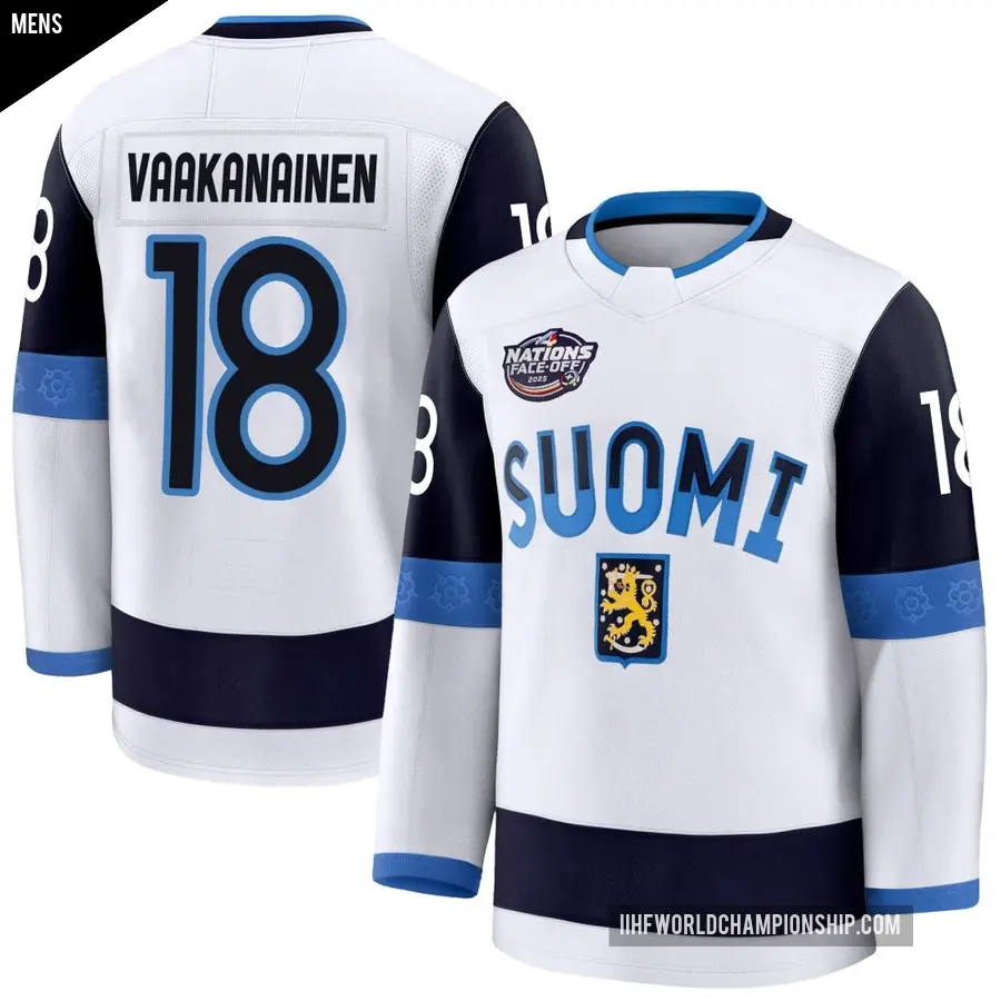Team Finland 4NF Jersey, Team Finland 2025 4 Nations Face-Off Jerseys ...
