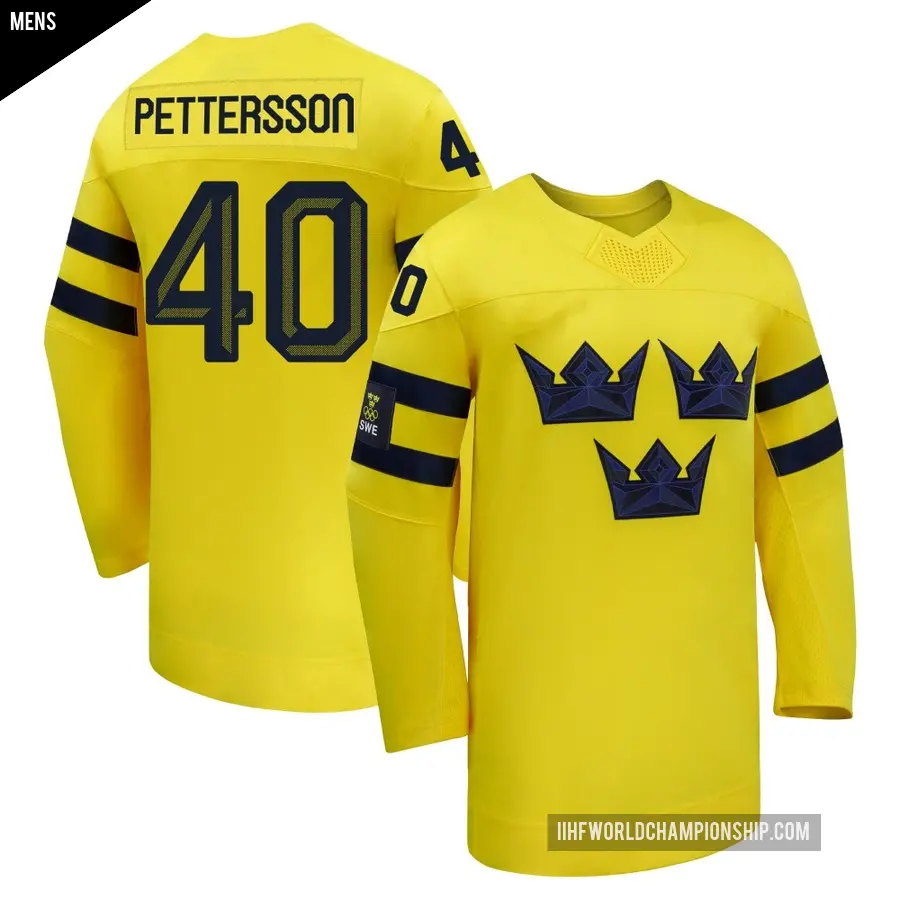 Team Sweden 4NF Jersey, Team Sweden 2025 4 Nations Face-Off Jerseys ...