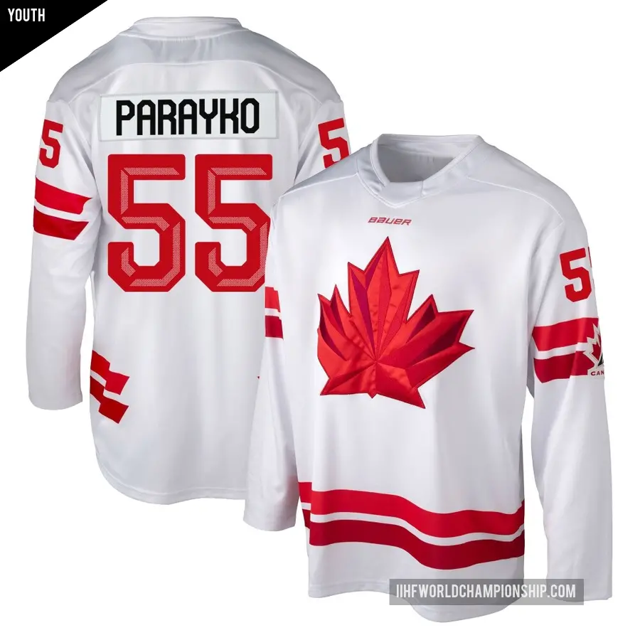 Men's Team Canada ＃55 Colton Parayko Black Premium Hockey 2026 Olympic ...